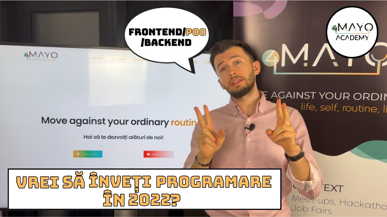 Vrei să înveți programare în 2022? Bazele programării sau Frontend? | 4MAYO Academy🚀 - YouTube