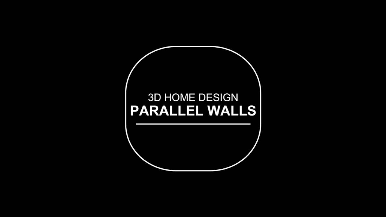 13 Parallel wall placement - YouTube