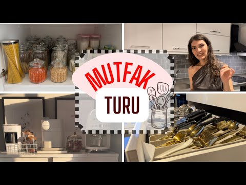 MUTFAK TURU 🍽️  I  Evimden Size Özel Bir Tur  🏠  Çeyizimden İnciler I Dolap İçi Düzeni ve FAZLASI 🚀