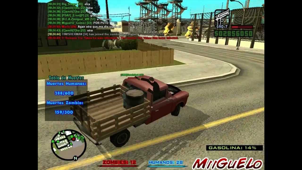 Codigo Rojo [zombie apocalypse] SA-MP Jugando como humano! - YouTube