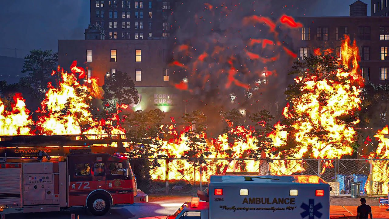 Firefighting Simulator Ignite - Part 4 - Wildfire in The City Park ...
