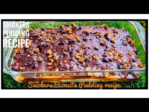 Ultimate snickers Biscuit Pudding Recipe | snickers Pudding |Eid ...
