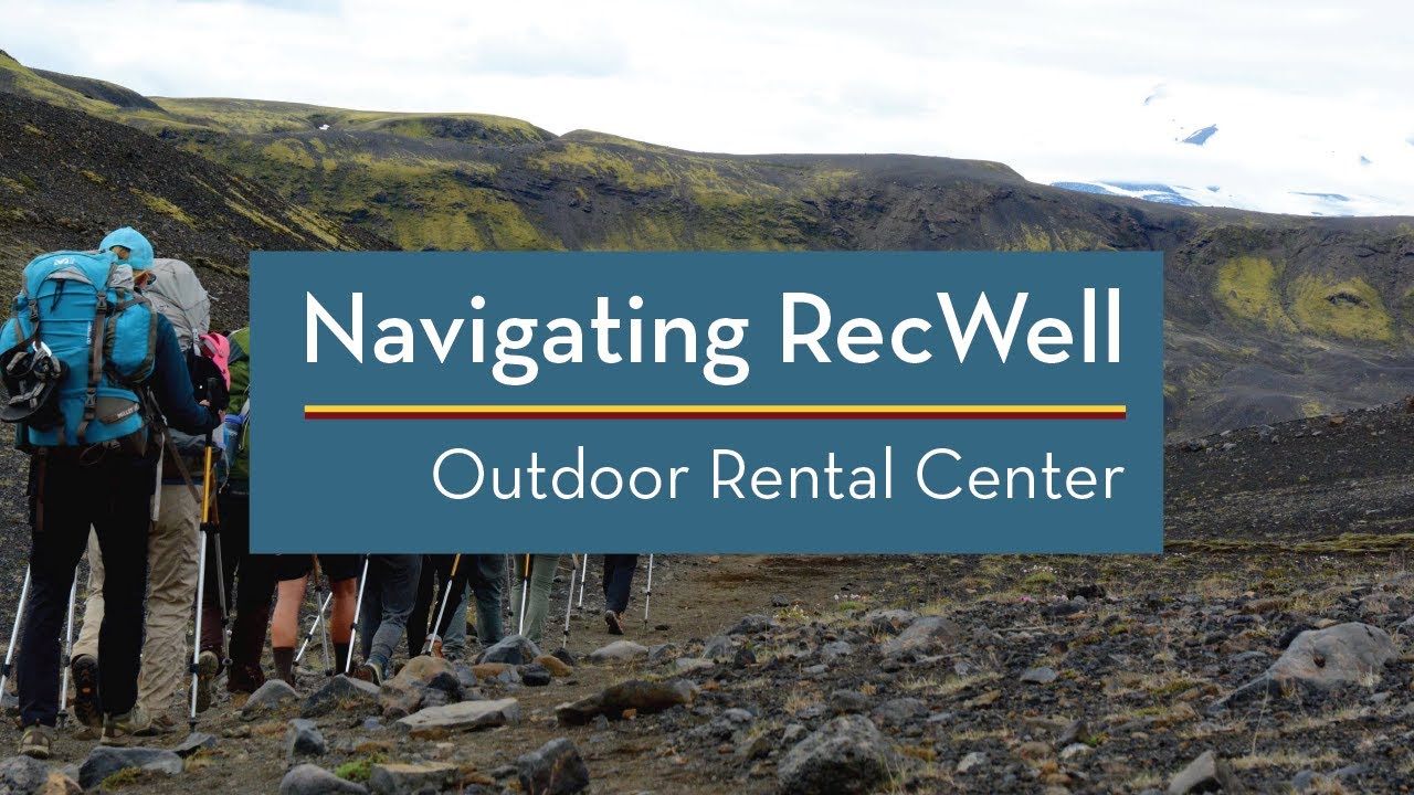Navigating RecWell: Outdoor Rental Center - YouTube