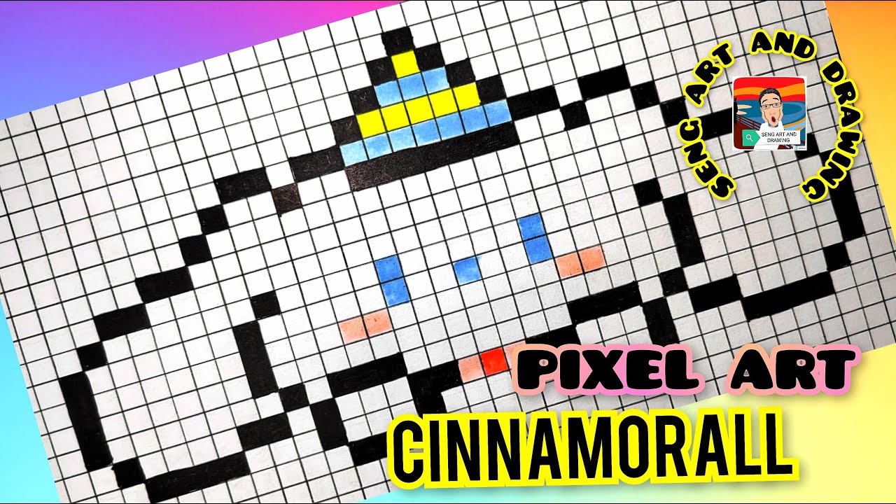 cute cinnamoroll pixel art - YouTube