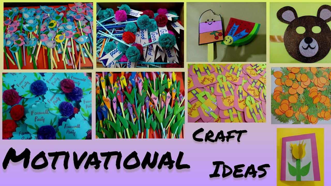 Motivational craft ideas||Inspiring ideas for kids ||Easy paper craft ...