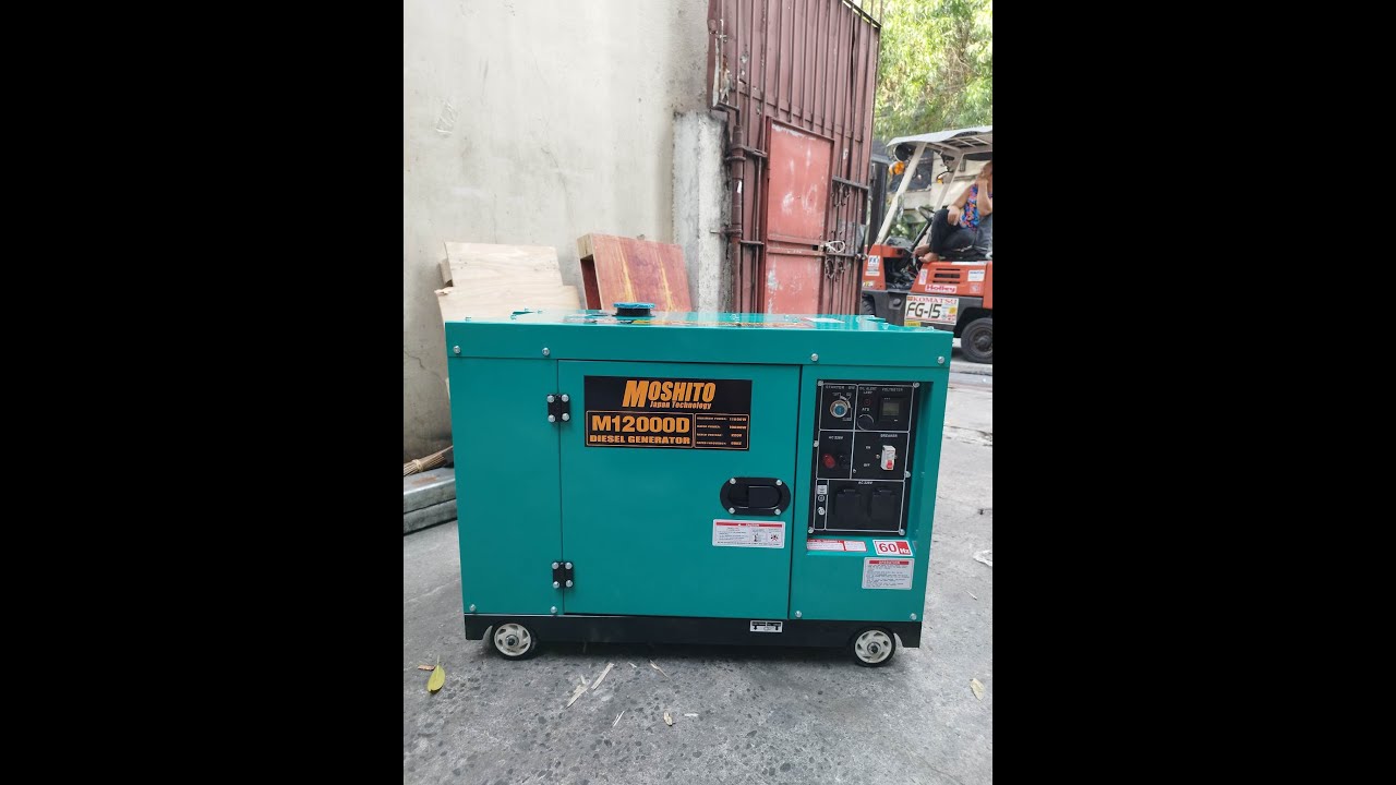 MOSHITO 12KVA DIESEL ENGINE AIR-COOLED GENERATOR - YouTube