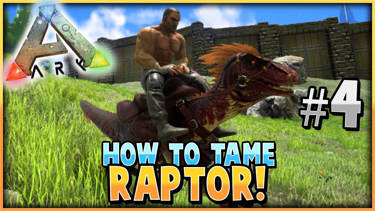 ARK: Survival Evolved | TAMING A RAPTOR! | S2 Ep 4 | w/ MEOLA - YouTube