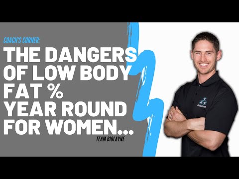 The Dangers of Low Body Fat Percentage Year Round For Women...