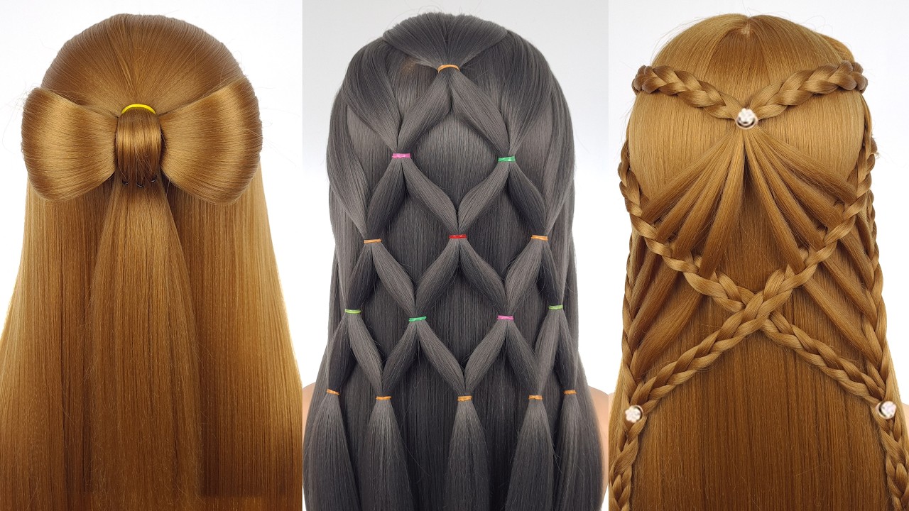 Very Easy & Beautiful Hairstyles for Girls | Simple Everyday Hairstyle ...