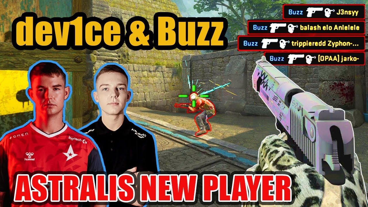 ASTRALIS' NEW PLAYER! ~ dev1ce & Buzz FACEIT Ancient DUAL POV // 54 ...