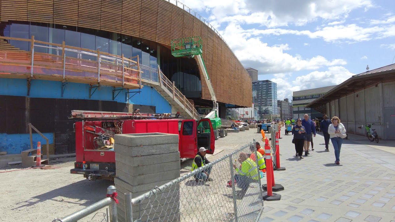Walking Seattle - Checking Waterfront Progress and on to REI, May 2024 ...
