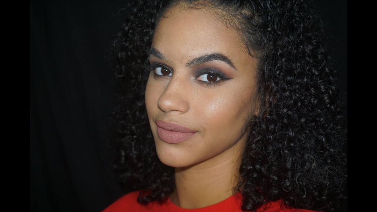 Victoria Suarez - Night Out Fall Makeup Look - YouTube