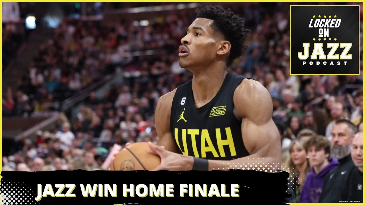 POSTCAST- Utah Jazz win home finale against Western Conference best ...