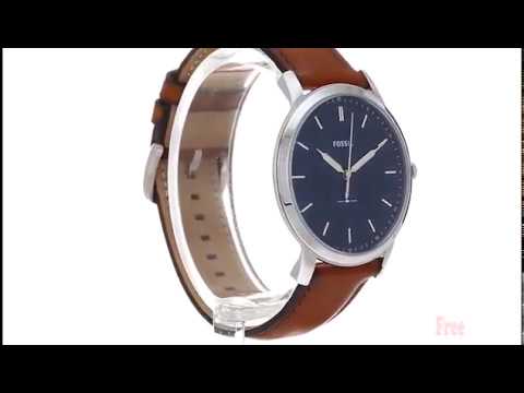 Fossil Mens The Minimalist - FS5304 - YouTube
