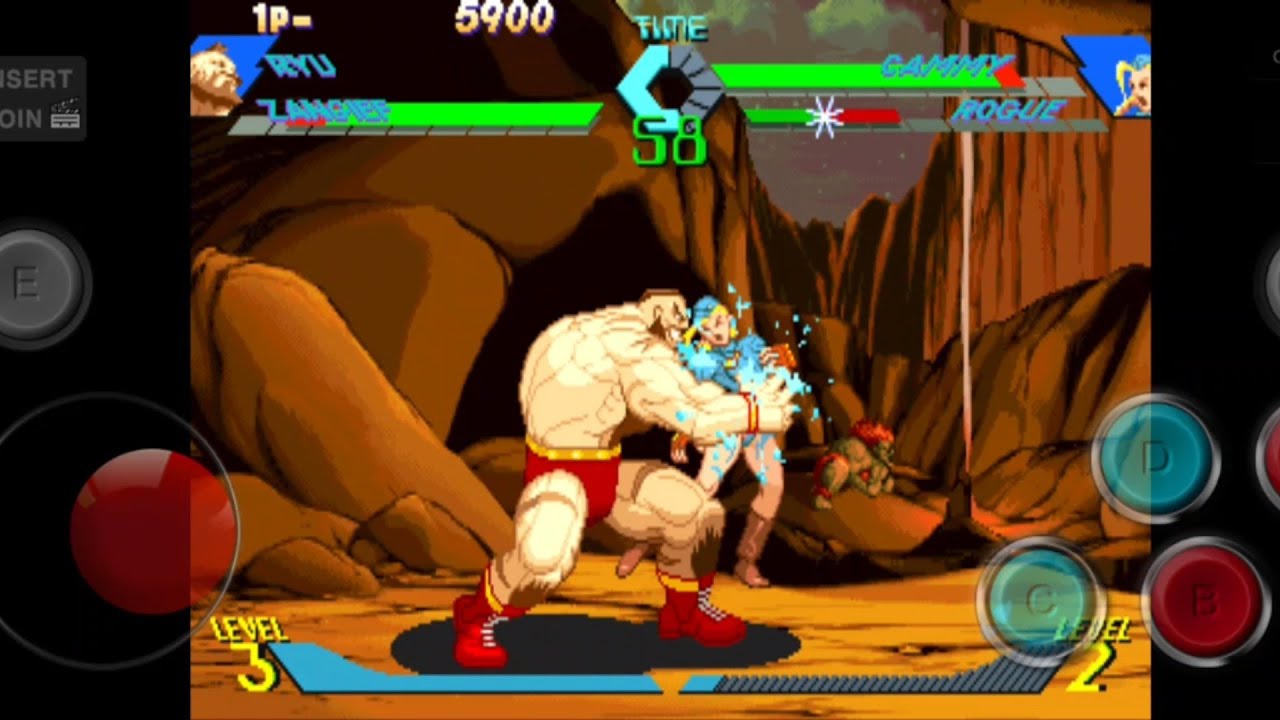 Xmen vs Streetfighter Zangief Slam Throw on Cammy Ryona - YouTube