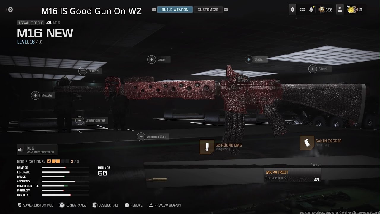 Warzone The M16 Full Auto is Really good - YouTube