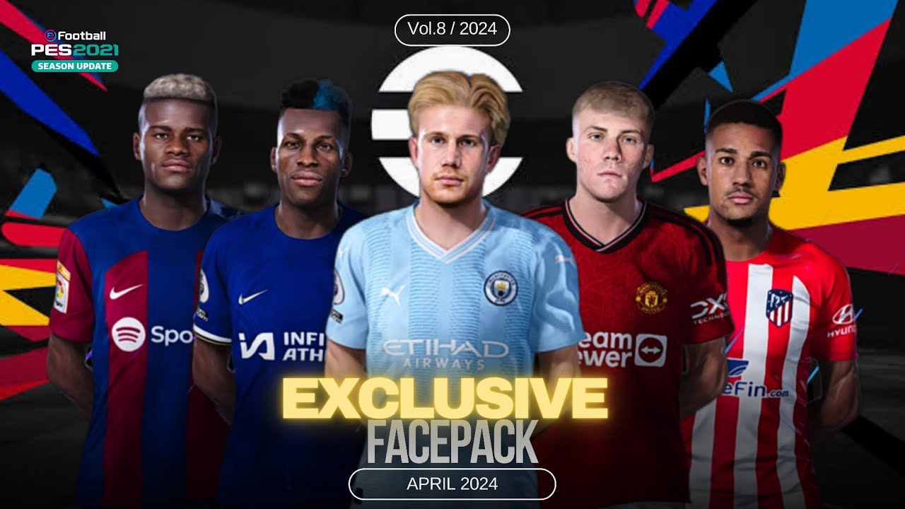 Exclusive Facepack Vol.8 Efootball Pes 2021& Footballlife 2024 (SIDER ...