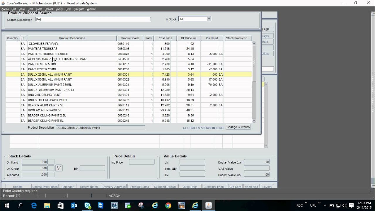 Sales Processing - Cash Sale - Basic - YouTube