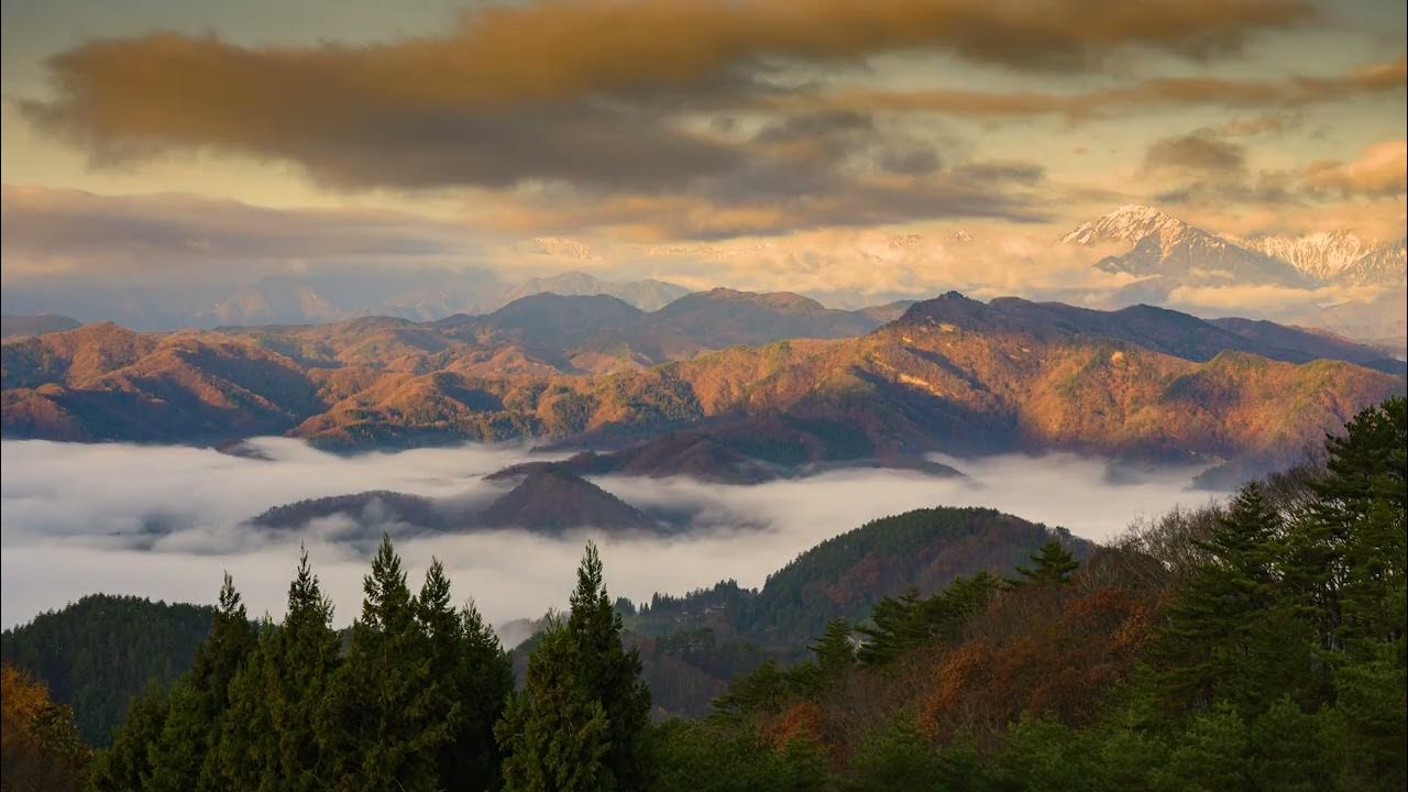 長野大岡 アルプス展望公園 dji 空撮 4K - YouTube