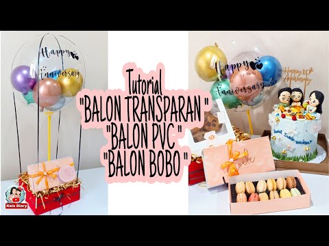 Balon Transparan /Balon Bobo / Balon PVC- DIY Hot air Balloon hampers