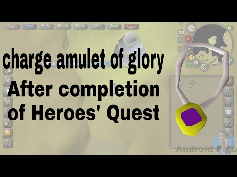 How To Recharge Amulet Of Glory Oses