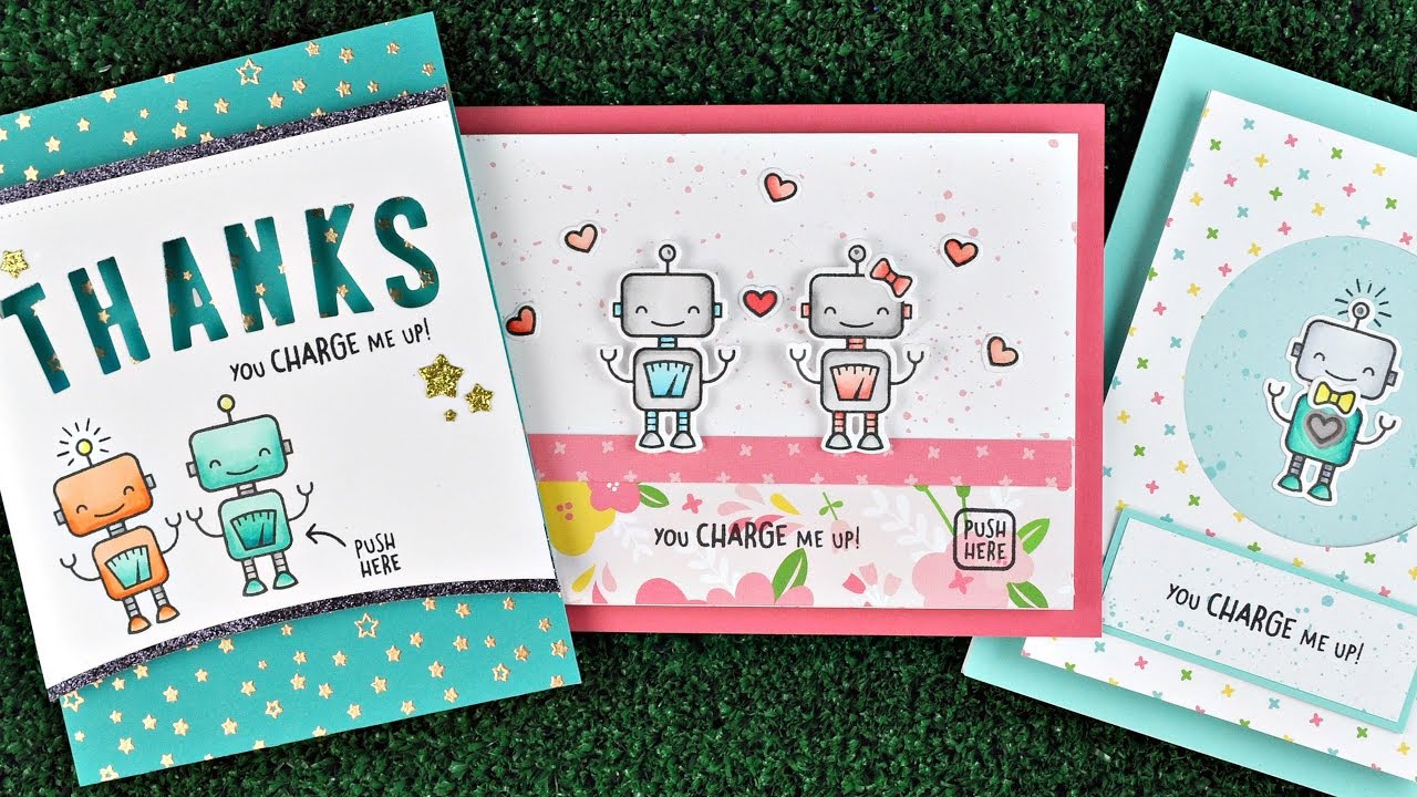 Intro to Charge Me Up: Light Up Card Making Kit + 3 cards from start to ...