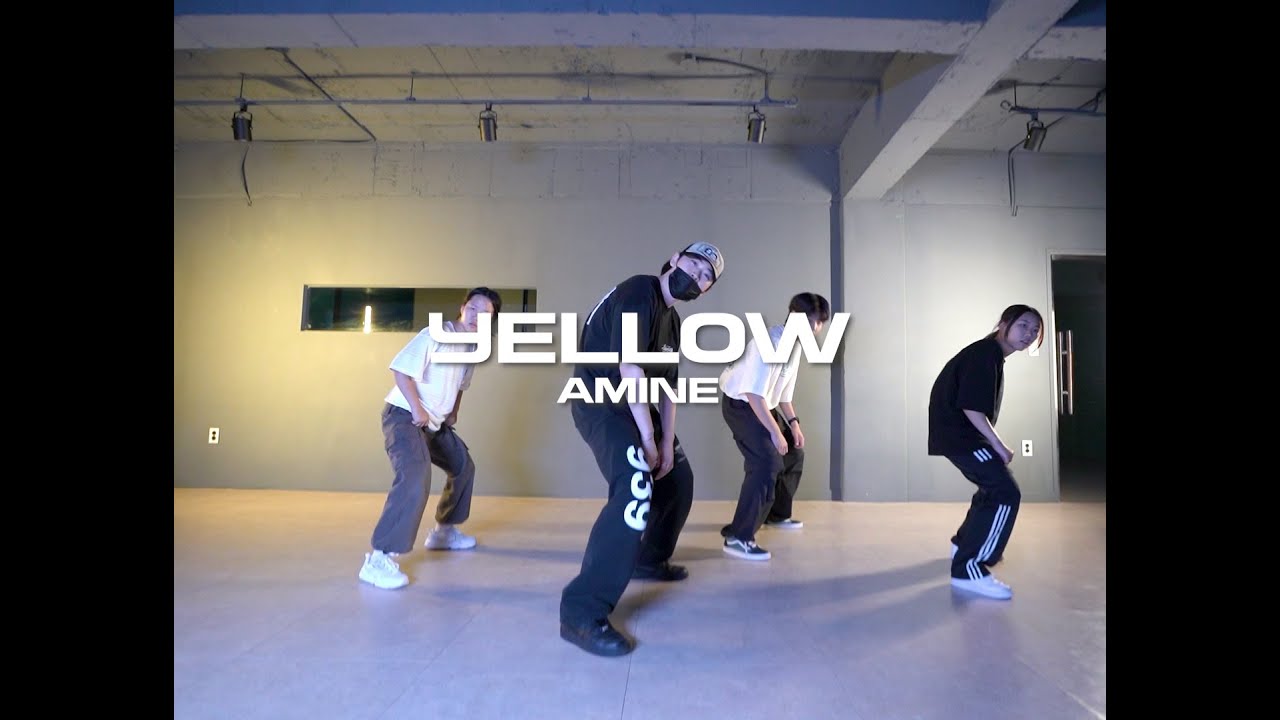 Yellow - amine / DILLAIN Choreography / WE'D Dance Studio - YouTube