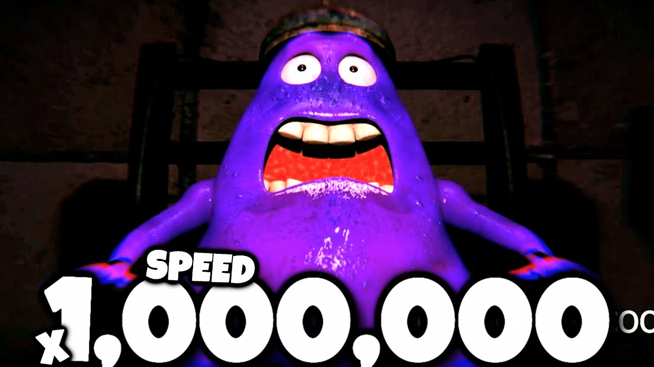 Grimace Shake SPEED 1000000X Reaction - YouTube