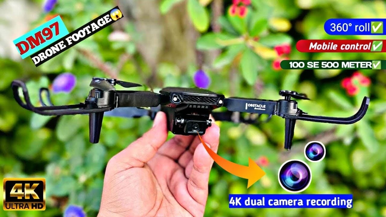 DM97 DRONE UNBOXING 360* EVEASION 6 CHANNEL RIC SERIES HEALESS MODE 2 ...