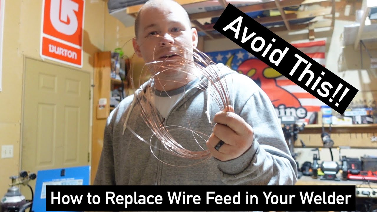 How to Replace Wire Feed in your Welder - YouTube