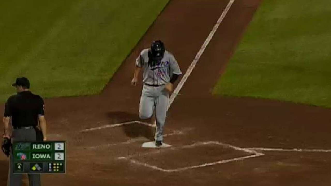 Jamie Romak comes home for the Aces - YouTube