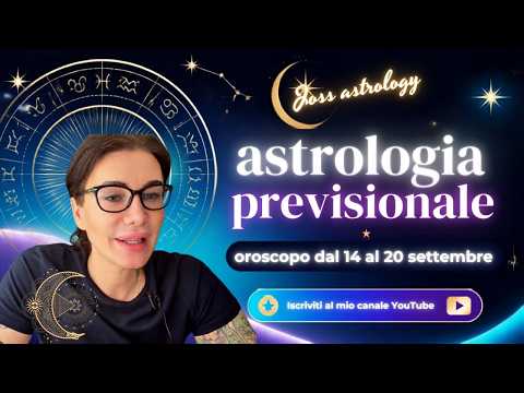 Oroscopo della Settimana Joss dal 14 al 20 Settembre #astrology #oroscopo #oroscopodellasettimana