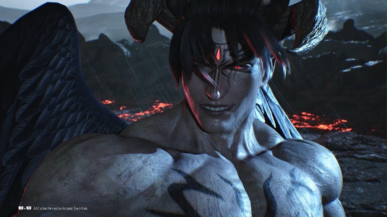 TEKKEN 8 Devil Jin Rage Art and Win Pose to Jun Kazama - YouTube