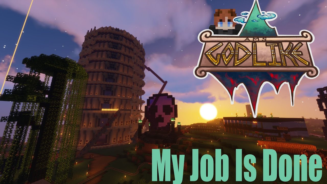 AMS Godlike Edition SMP Ep 15 - Finishing the Doors to Earth and ...