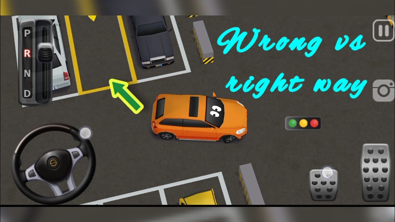 Wrong vs Right way to Park | Reverse Parking | Reverse Perpendicular ...