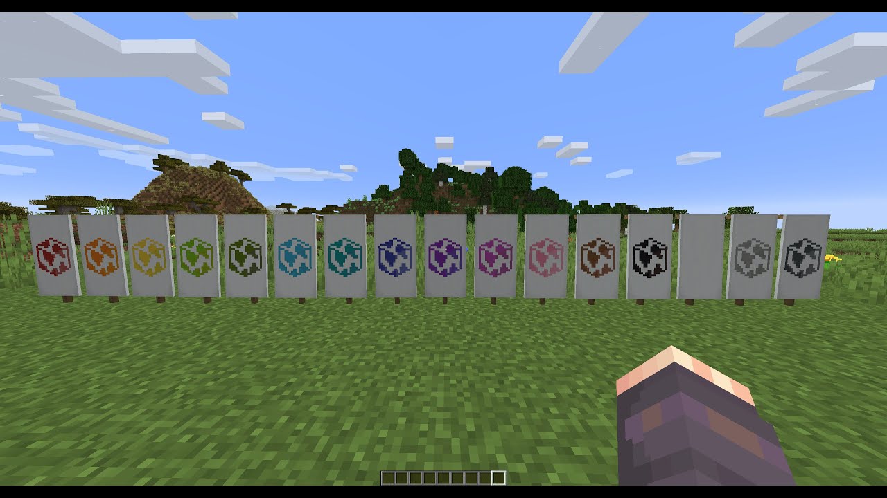 Minecraft 19w11a Globe Banner Pattern YouTube Minecraft 19w11a Globe Banner Pattern YouTube