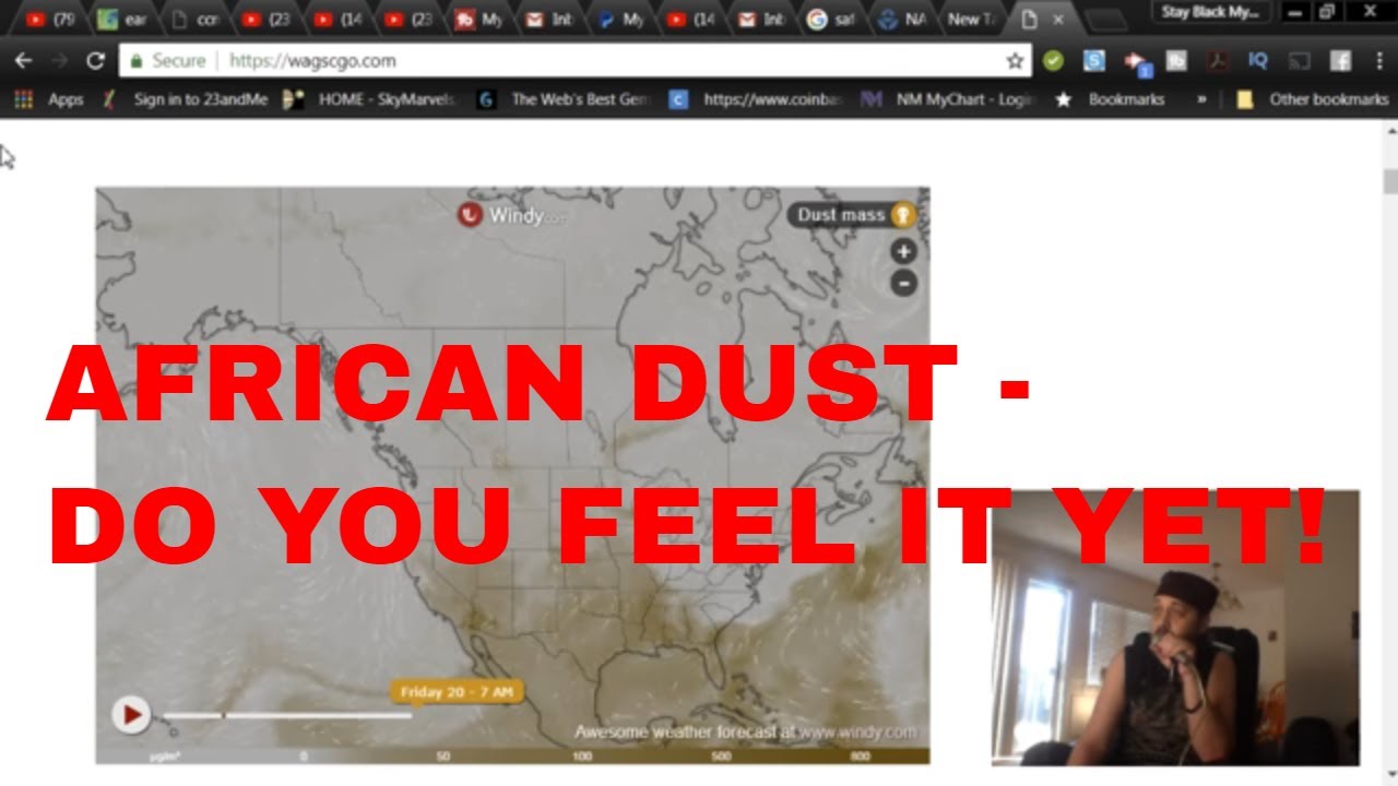 AFRICA SAHARAN SAND STORM STILL SLAMMING TEXAS 7.17.18 - YouTube