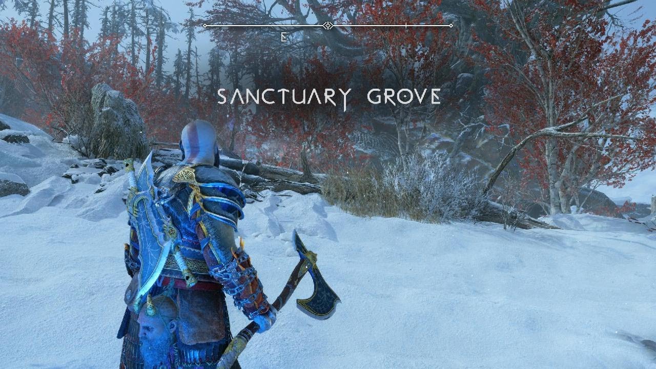 Sanctuary grove - how to reach it -God of War Ragnarök - YouTube