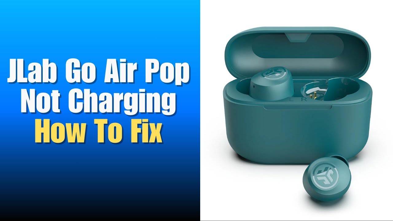 JLab Go Air Pop Not Charging - How To Fix - YouTube