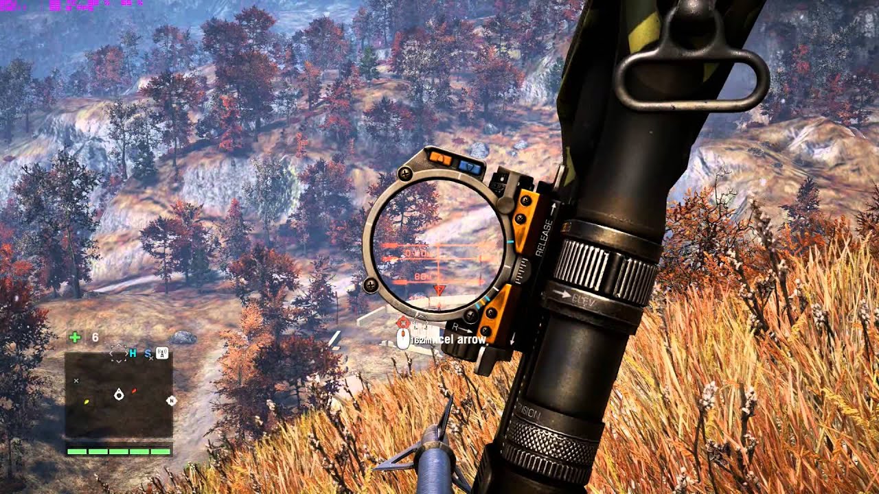 Far Cry 4 - Extreme Range Recurve Bow Kill (160m) - YouTube