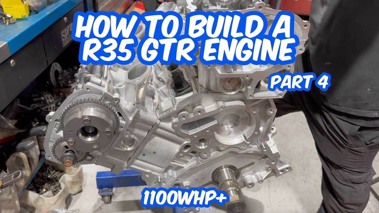 Nissan GTR Engine Assembly Part 4 - R35 VR38DETT - 1100whp-1200whp ...