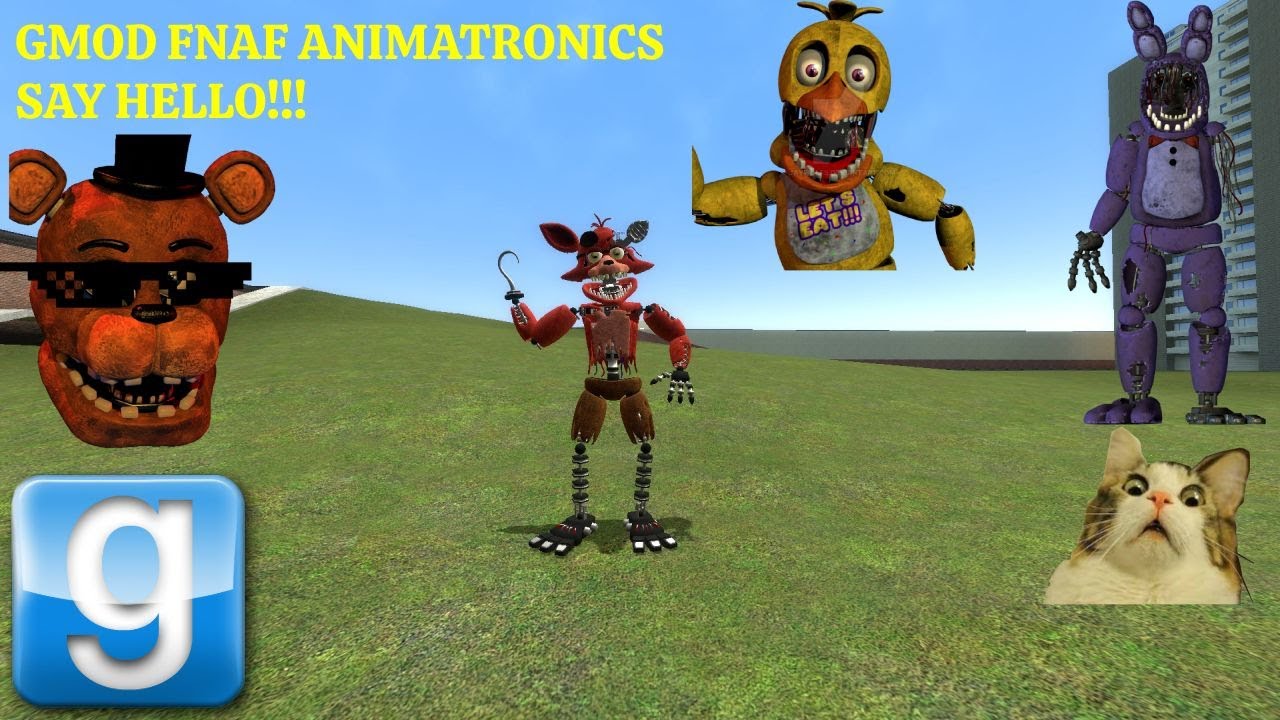 (Gmod) FNAF Fazbear Remastered Old Pill Pack Mod Showcase - YouTube