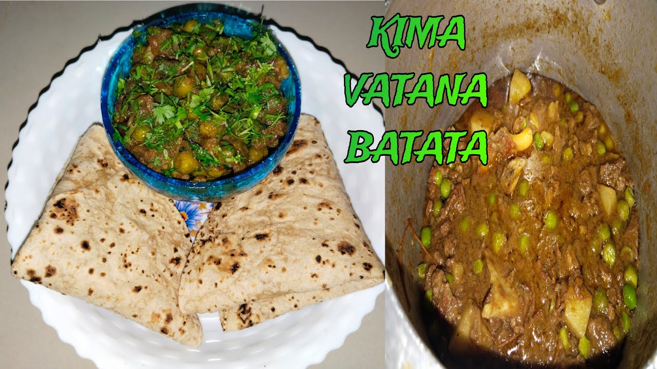 KIMA VATANA BATATA RECIPE 😋 EASY AND TASTY RECIPE 😋 - YouTube