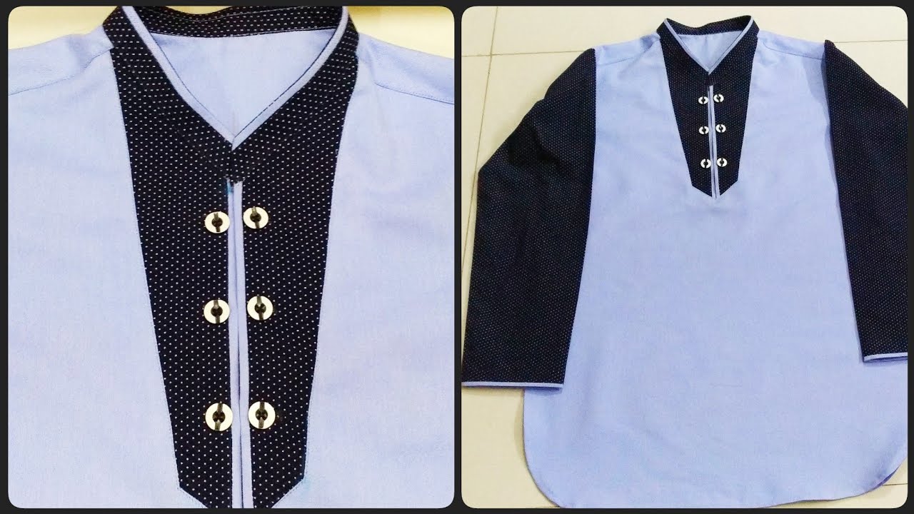 How to sew designer kurta - YouTube