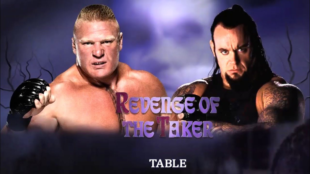 WWE Brock Lesnar vs Undertaker: Table Match - YouTube