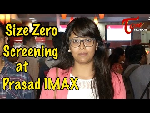 Size Zero Movie Screening at Prasad IMAX || Anushka Shetty || Arya ...