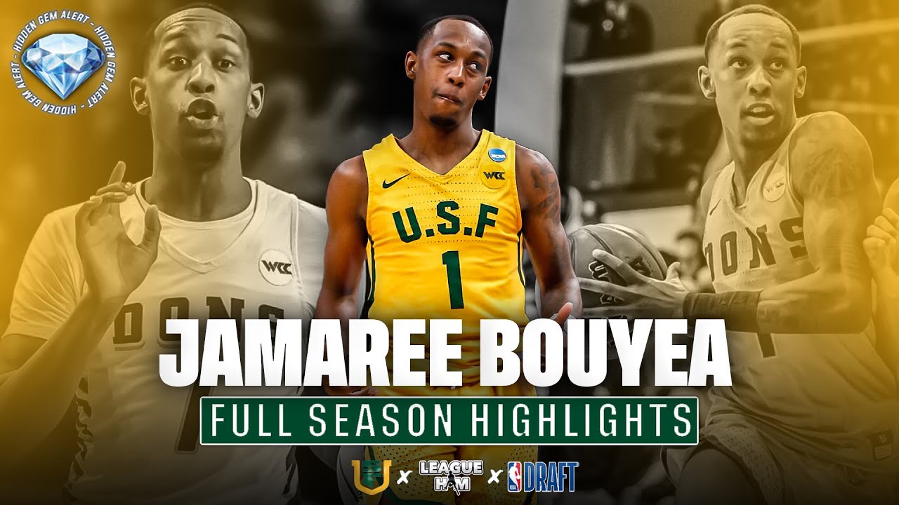 Jamaree Bouyee Full 2021-22 San Francisco Highlights | Dynamic PG & NBA ...