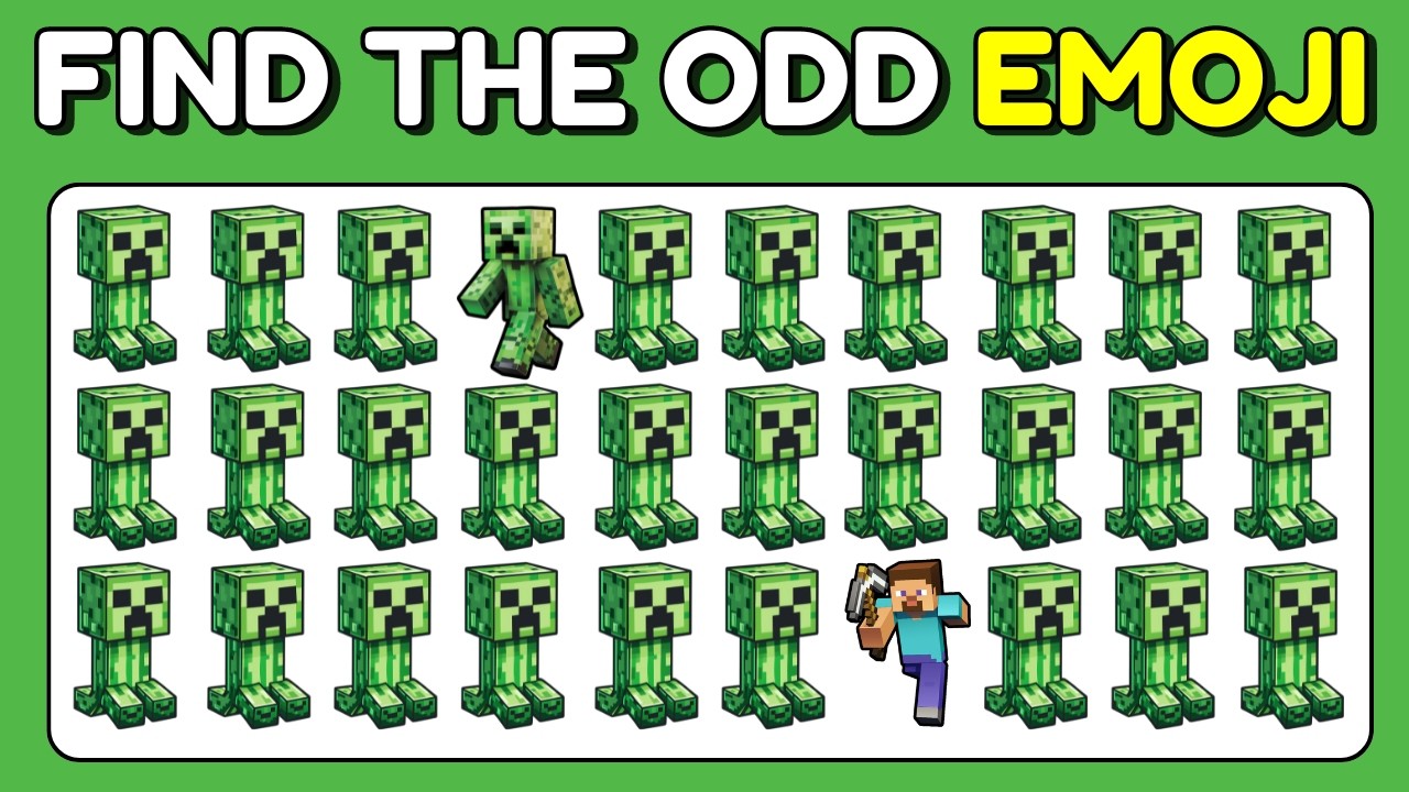 Find The Odd One Out - Minecraft Edition ⛏️⚒️ | 15 Questions - Easy ...