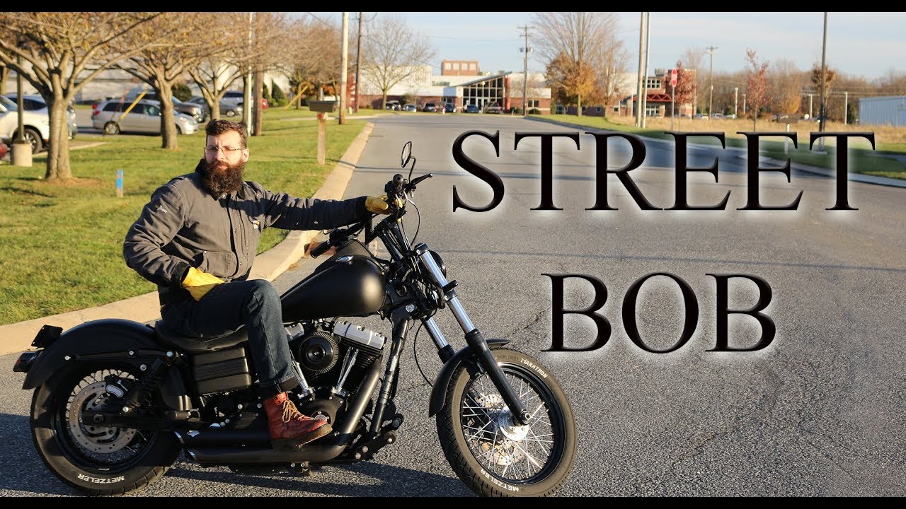 Decided to Drive a Street Bob Today - YouTube