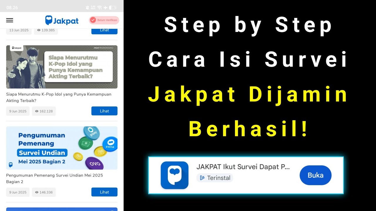 Cara Isi Survei Jakpat | Cara Mengisi Survei Di Jakpat - YouTube